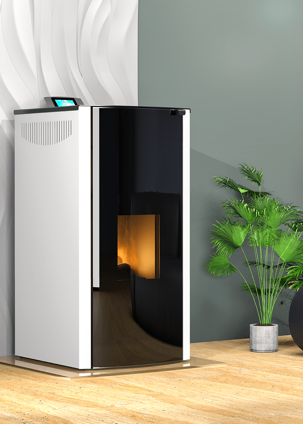 🔥 Onyx Full Glass 18 kW - Rolig.cz