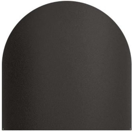 🔥 Plech pod kamna půloblouk 100/100cm tl. 2mm Stahl System - Rolig.cz