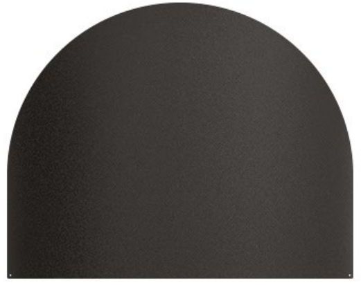 🔥 Plech pod kamna půloblouk 100/80cm tl. 2mm Stahl System - Rolig.cz